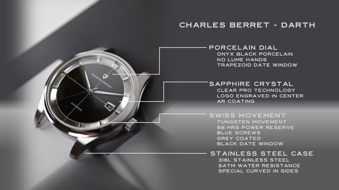 Charles Berret Watches: Vintage Inspired Microbrand | Swiss Movement